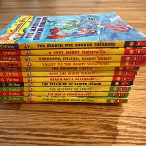 Scholastic | Other | Huge Lot Scholastic Geronimo Stilton Adventure ...